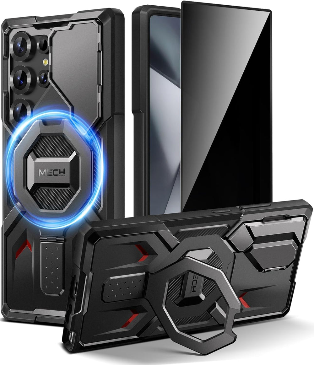 TONGATE Magnetic SAMSUNG S25 Ultra Case | MagSafe, Ring Stand, Camera