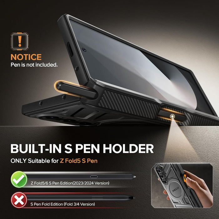 TONGATE Z Fold 6 Case with Magnetic Stand